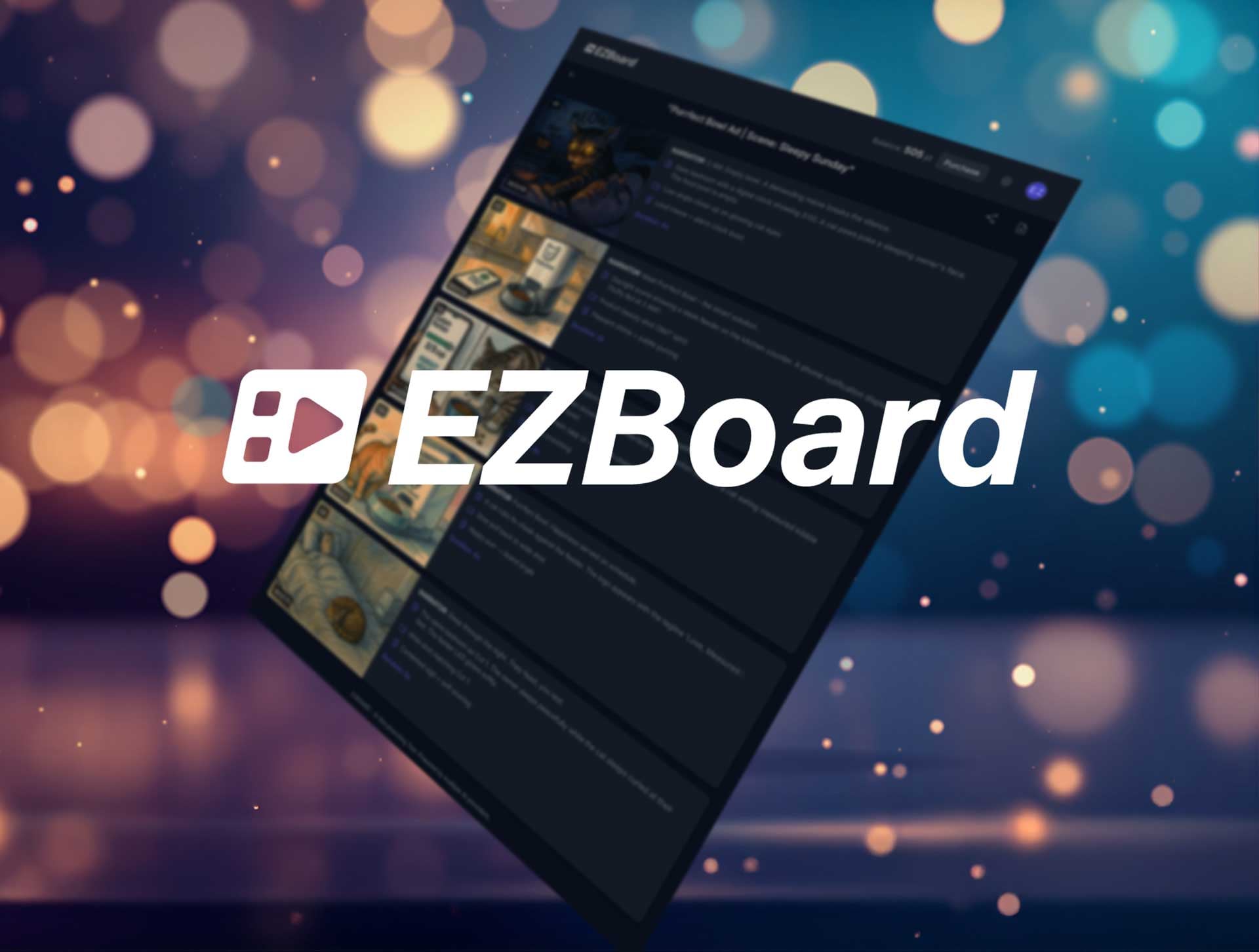 EZBOARD - AI-Powered Storyboard Generator | Transform Scripts to Visual Stories